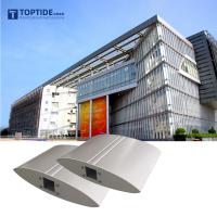 China Durable RAL9010 1.5mm Aluminum Sun Louver , External Aluminium Window Shades for sale