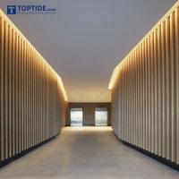 China Linear Strip 1.5mm RAL9006 Metal Baffle Ceiling Snap Grid Ceiling Artistic Textured Curved Ceiling Covering Materials for sale