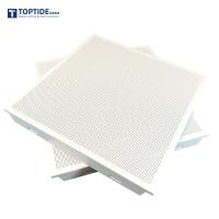 China Clip In Soundproof Metal Ceiling Tiles For Commercial Buildings for sale