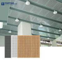 China 0.6mm Thickness Aluminum Metal Ceiling Tiles Abrasion Resistant Easy To Install for sale