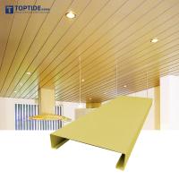 China Mould Proof Linear Metal Ceiling For Corporate Office Environmentally Friendly for sale