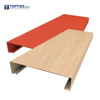 China Linear Shape Metal Strip Ceiling Powder Coated For Decoration Soundproofing for sale