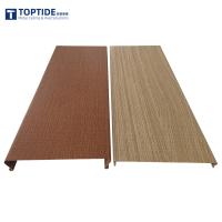 China Fireproof Powder Coated Linear Metal Strip Ceiling Easy Installation For Interior Decoration for sale