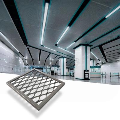 China Fire Resistance Soundproofing Metal Mesh Ceiling Panel For Decoration for sale