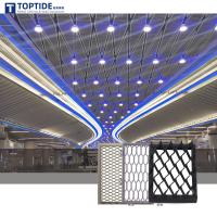 China High Durability Metal Mesh Ceiling Panel For Commercial Spaces for sale