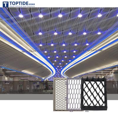 China High Durability Metal Mesh Ceiling Panel For Commercial Spaces for sale