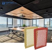 China Aluminum Alloy Metal Mesh Ceiling Panel High Strength for sale