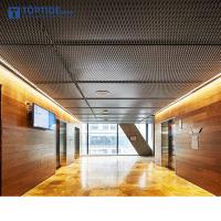 China Durable Aluminum Perforated Metal Mesh Ceiling Panel With Custom Hole Size for sale