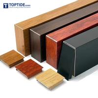 China High Sound Absorption PDVF Coating Metal Baffle Ceiling with Fireproof Grade A Coated for sale