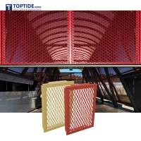 China Customizable Fireproof Metal Mesh Ceiling Panel Corrosion Resistant Decorative Partition for sale