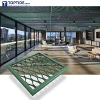 China Customized Aluminum Mesh Ceiling Panel For Customer Requirements for sale