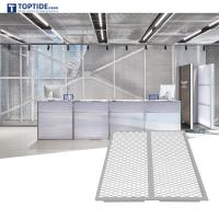 China Customized Thickness Aluminum Mesh Perforated Ceiling For Commercial Buildings for sale