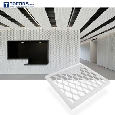 China Customized Thickness And Aperture Mesh Ceiling For Contemporary Interior Design for sale