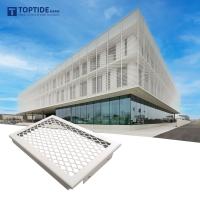 China Customized Hole Size Aluminum Mesh Ceiling Panel For ISO9001 Accredited Installations for sale