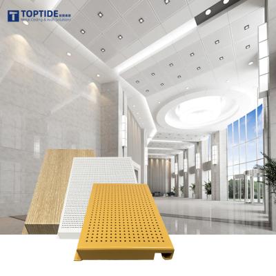 China Modern 1.3mm Aluminum Alloy Hook On Ceiling System Supports Up To 50kg Easy Installation for sale