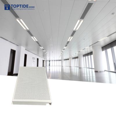 China Sleek Powder Coated Aluminum Hook On Ceiling System With Modern Design for sale