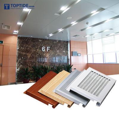 China Sleek and Modern Aluminum Alloy Hook on Ceiling System Easy Installation for sale