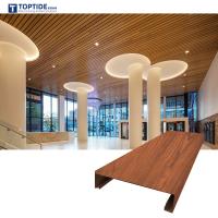 China Linear Metal Ceiling In White With Fireproof Coating For Easy Installation And Durability for sale