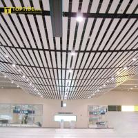 China Linear Metal Ceiling In White With Fireproof Coating For Easy Installation And Durability for sale