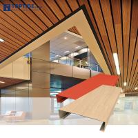 China Fireproof Linear Metal Ceiling In White Easy Maintenance Mold Proof And Environmentally Friendly for sale