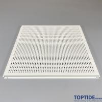 China Decorative Steel T24 Lay In Perforated Ceiling Planks Exterior Corrugated Metal Ceiling for sale