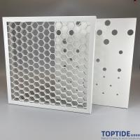 China Custom Made Metal Honeycomb Mesh Ceiling Decorative Drop Ceiling Grid Tiles for sale