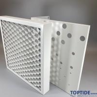 China Custom Made Metal Honeycomb Mesh Ceiling Decorative Drop Ceiling Grid Tiles for sale