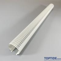 China Hanging Acoustical Ceiling Baffles Perforated Sound Absorption Round Tube Ceiling Tiles for sale