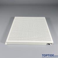 China 300mm Waterproof Suspended Corrugated Aluminium Hook On Ceiling Panel Orange Exterior Wall Ceiling Sandwich Cladding for sale