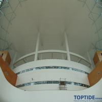 China Metal Suspended Ceiling Installation System Stainless Steel Eaves Wall Cladding Panel for Handrail Elevator for sale