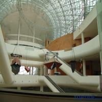 China Metal Suspended Ceiling Installation System Stainless Steel Eaves Wall Cladding Panel for Handrail Elevator for sale