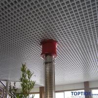 China Bright Colorful Aluminium Square Open Cell Ceiling 24 X 24 Black Grid Ceiling Install With Profile T Bar for sale