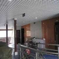 China Bright Colorful Aluminium Square Open Cell Ceiling 24 X 24 Black Grid Ceiling Install With Profile T Bar for sale