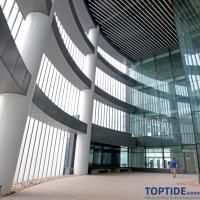 China College Customized Profile Baffle Plank Tailored Timber Wall And Ceiling Covering Board For Airport for sale