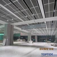 China Commercial Metal Wire Drop Ceiling Tiles 2 x 4 Building Aluminium Hook on Diamond Mesh Ceiling Board for sale