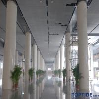 China 600x1000 2.5mm RAL9016 Aluminum Fireproof Ceiling Board For Hall for sale