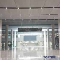 China 600x1000 2.5mm RAL9016 Aluminum Fireproof Ceiling Board For Hall for sale