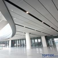 China Architecture Pressed Metal Lieanr Grid Ceiling for Building Decorative Aluminium Wire Mesh T Bar Ceiling for sale