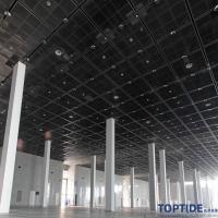 China RAL 9016 Traffic White Hexagon Wire Mesh Aluminium Wall and Ceiling Panels for Indoor Cladding Board for sale