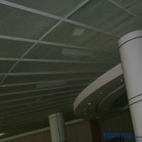 China Custom Made Aluminium Oval Wire Mesh Ceiling Board Building Interior Exterior Decoration Materials for sale