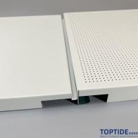 China White 1.2mm Concealed Grid Suspended Ceilings , 2x2 Grid Ceiling Tiles for sale