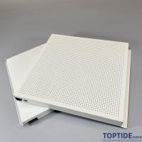China White 1.2mm Concealed Grid Suspended Ceilings , 2x2 Grid Ceiling Tiles for sale