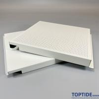 China White 1.2mm Concealed Grid Suspended Ceilings , 2x2 Grid Ceiling Tiles for sale
