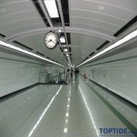 China Waterproof Commercial Metal Suspended Ceiling Tiles 24 x 48 Perforated White Aluminium Metro Panel for sale