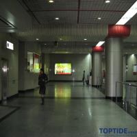 China Metro Airport Aluminium Open Cell Ceiling Decorative Lattice Square Grid Tiles Install With T Bars for sale