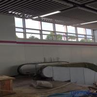 China Decorative Aluminium Profile Linear Ceiling Strip Extrusion Round Tube Ceiling with Easy Suspension System for sale