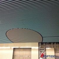 China Circular Multi Colors Metal Suspended Ceiling Board PVDF Powder Coating Aluminium Profile for sale