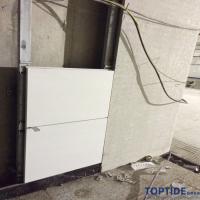 China SONCAP Curved 1.5mm Sheet Metal Column Wrap , Column Post Covers for sale