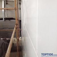 China SONCAP Curved 1.5mm Sheet Metal Column Wrap , Column Post Covers for sale