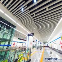 China Building Linear Multi Panels Ceiling System Different Colors Widths Aluminum / Steel Strip Ceiling Panels for sale
